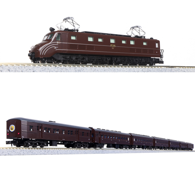 EF55 高崎運転所+高崎運転所 旧形客車7両セット [3095+10-1805 EF55 高崎運転所+高崎運転所 旧形客車7両セット [3095+10-1805